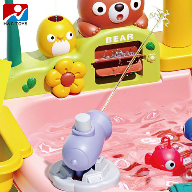 Giraffe Shaped Plastic Manual Water Outlet Washbasin Children Fishing ...