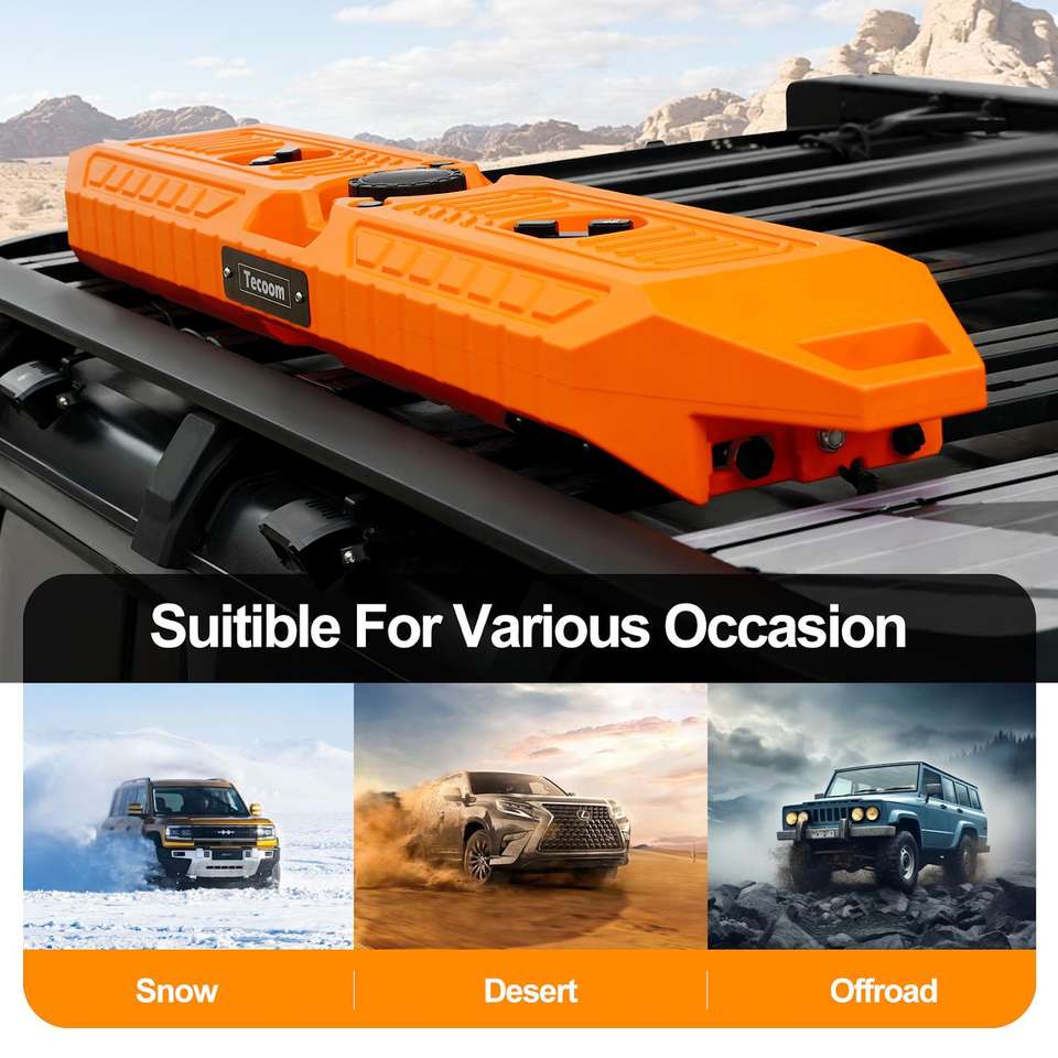 26L Portable Car Side Mounted Shower Water Tank Electric Pump 4X4 ...