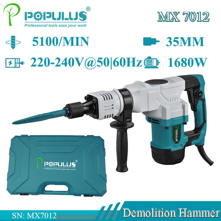 IPOPULUS High Speed Rotary Hammer Multifunction Electrical Tools ...