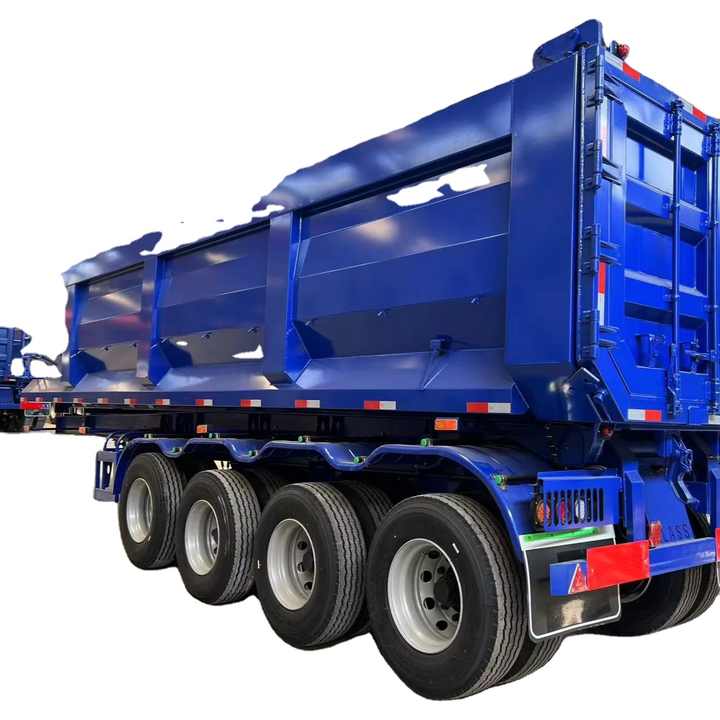 2025 Heavy Duty 45-60 Cubic Meter Semi-Trailer 3-Axle Tipper with Rear ...