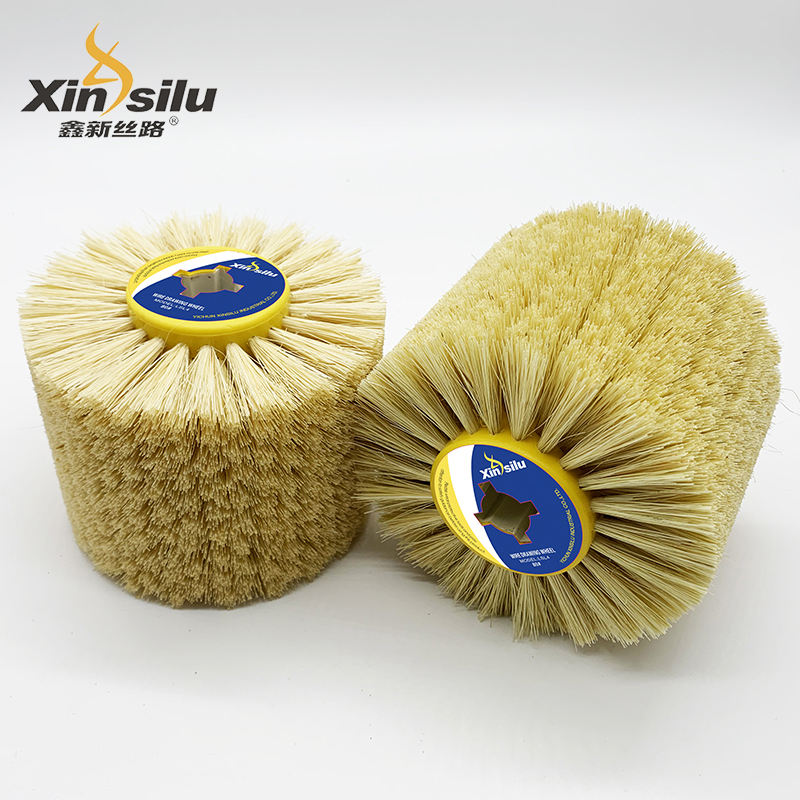 110x100x19mm Sisal Wire Brush Fiber Wheel for Wood Deburring