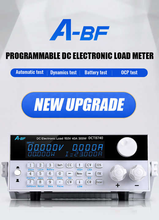 A-BF DC Programmable Electronic Load Meter High-precision Battery ...
