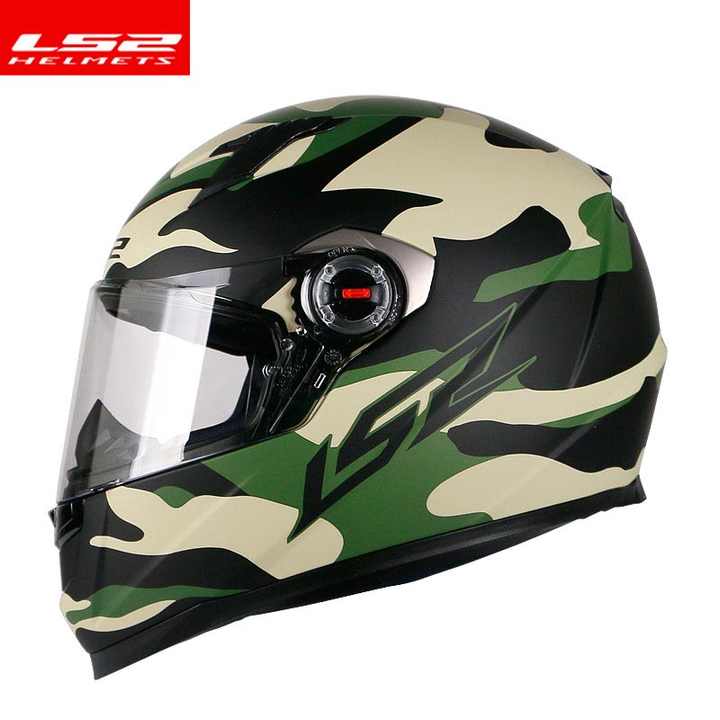LS2 Full Face Motorcycle Helmet - Motocross Racing Casco Moto