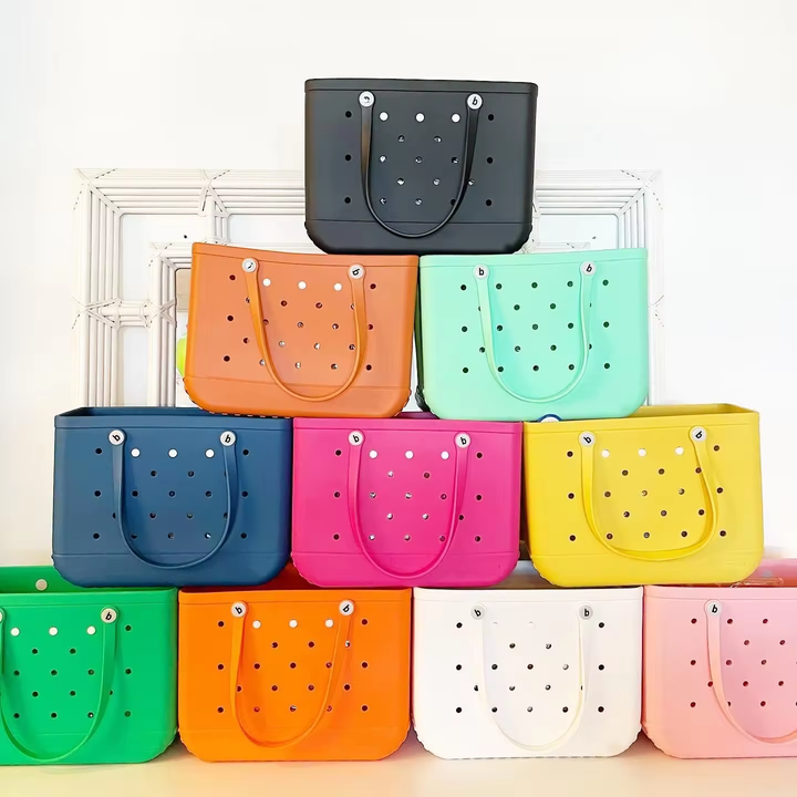 Luxury Sac a Main En Silicone Matte Rubber Bag Waterproof Rubber Tote ...