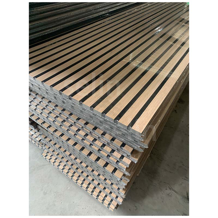 Custom Size Akupanel Slat Wood Akustik Wood Sound Proof Wall Panels ...