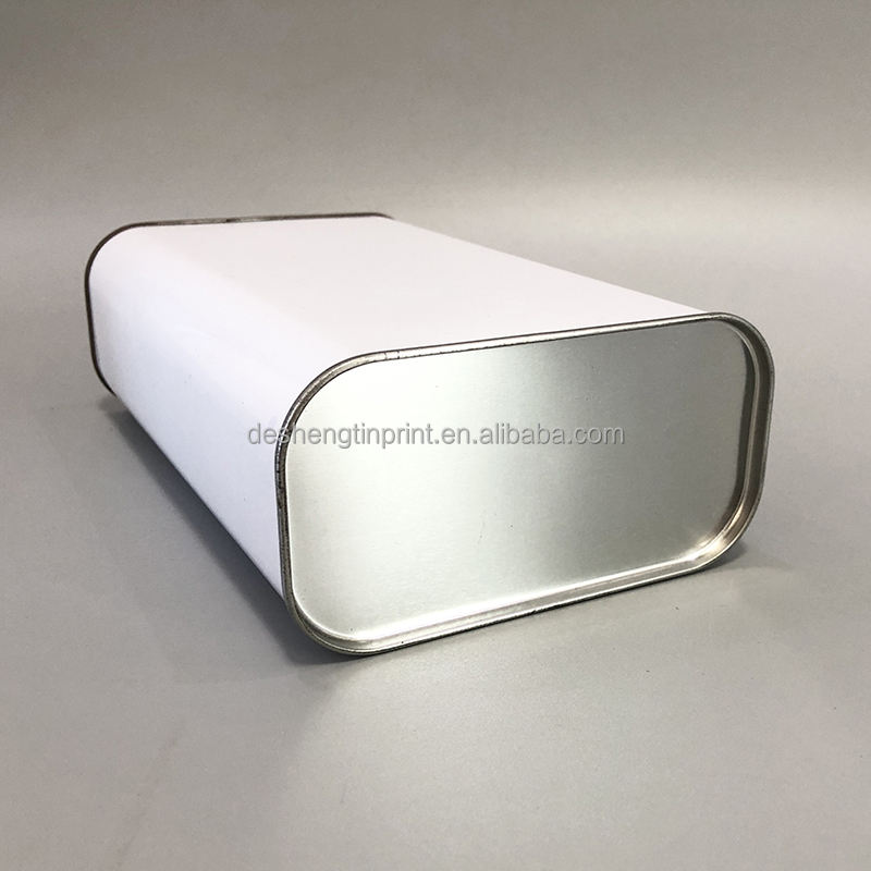Screw Top Quart Paint Tin Can 1L Oblong F-style Metal Tin Can for ...