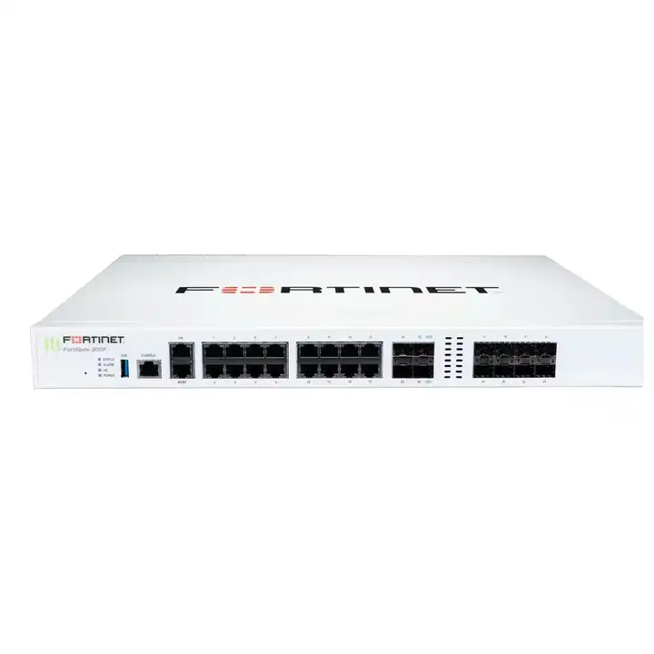 Fortinet Original Enterprise Network Security Fortigate 200f Firewall & VPN Model FC-10-F200F ...