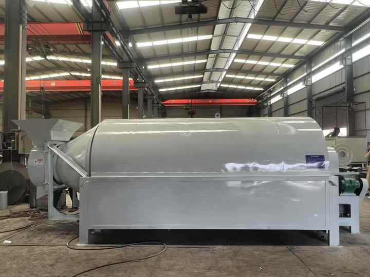 Automatic Chicken Manure Dryer Poultry Manure Rotary Drum Drying Equipment 220V Electric Heating ...