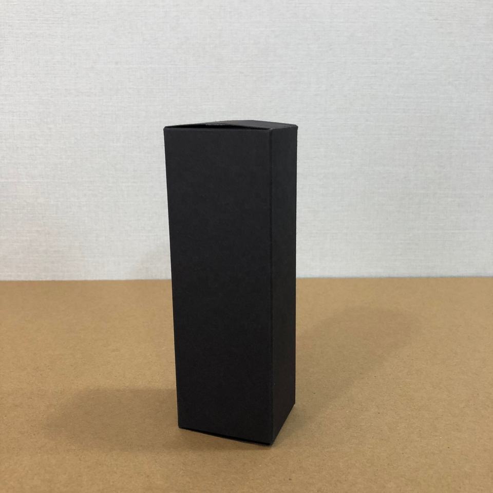 350gsm Black Art Paper Rigid Cardboard Box with Recycled Materials 15cm ...