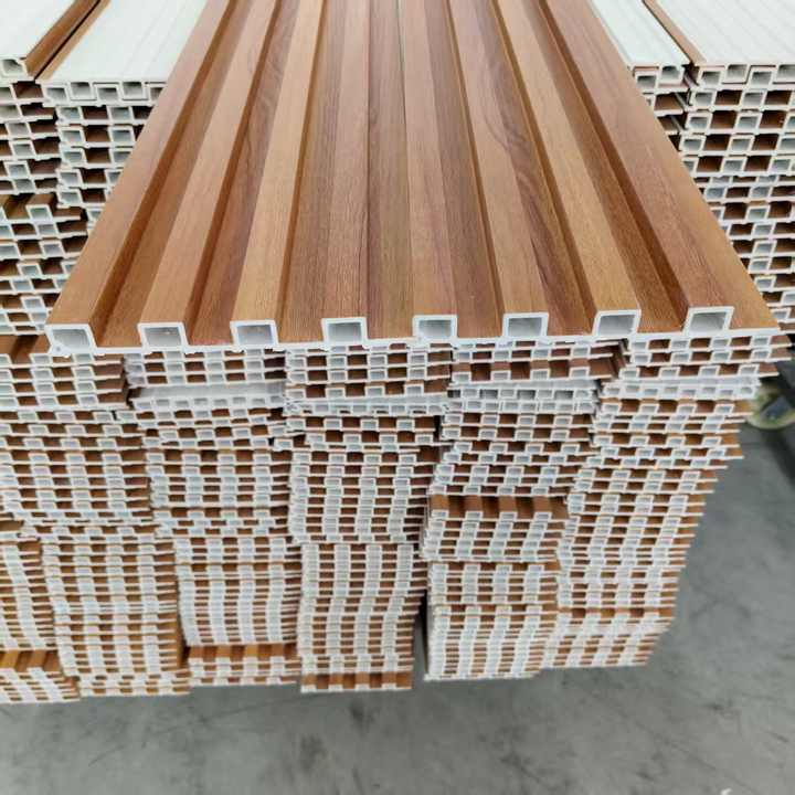 High Quality PVC WPC Timber Cladding Wall Panel Decorative Wood Plastic ...