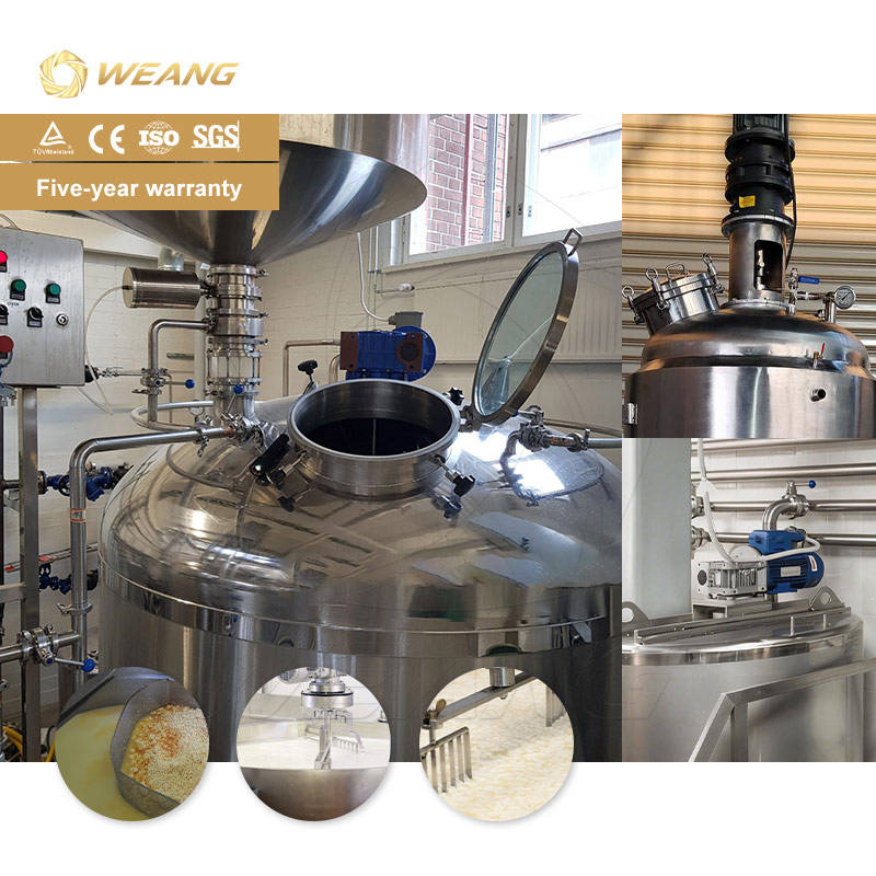 Mechanical Seal Stainless Steel Mixing tank PLC Controlled Mixing tank ...