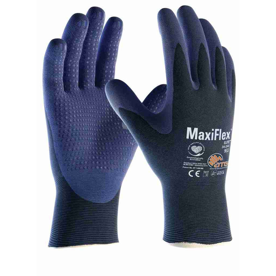 MaxiFlex Elite 9 Safety Gloves ATG 34-244 Comfortable and Protective ...