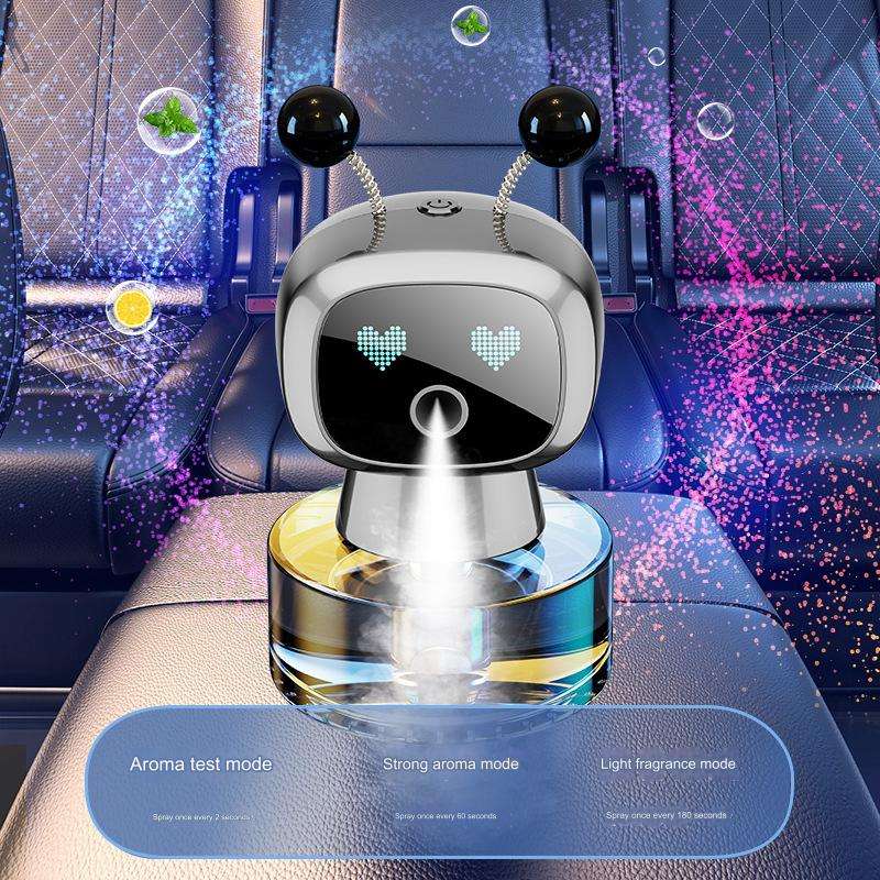 Men Business Gift AI Intelligent Robot Spray Car Perfume Strong Aroma ...