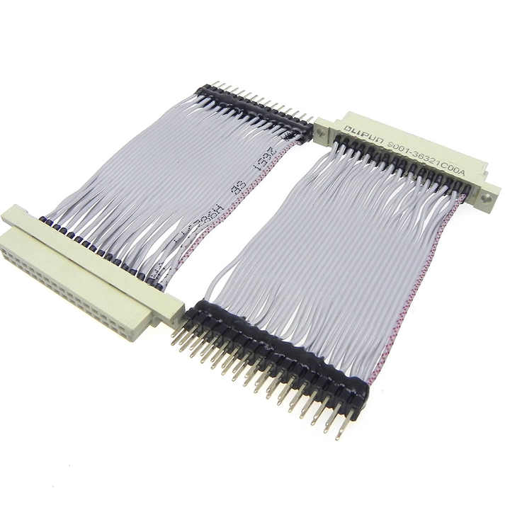 FC-FD 2.54MM pitch male to female 8/10/16/20/40 PIN 30CM Flat Ribbon Download Data Cable For DC3 ...