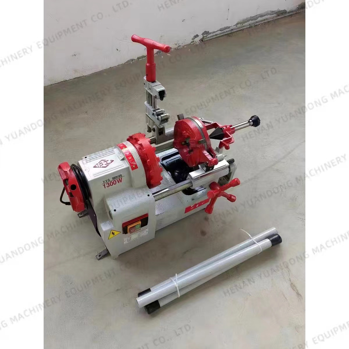 220V Galvanized Steel Pipe Threading Machine 1 2 2 SS Pipe Threading Machine