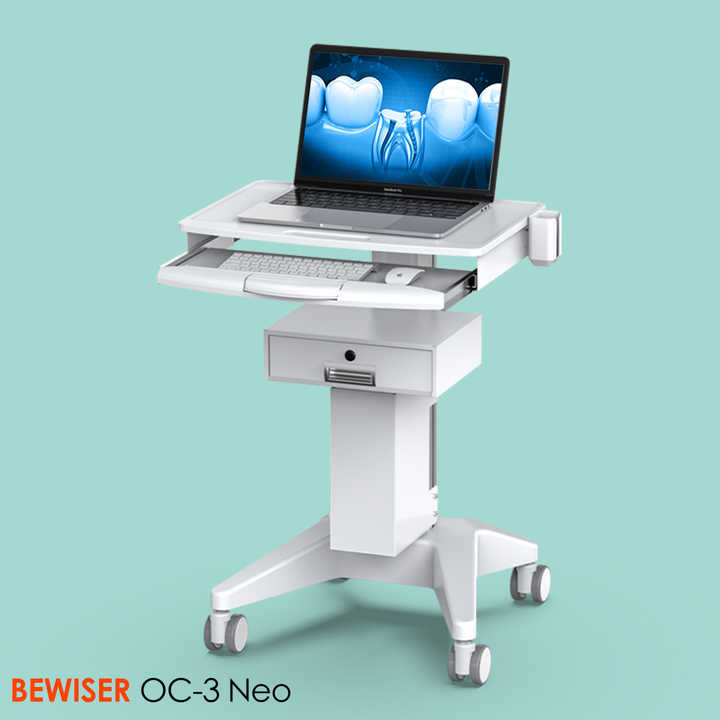 Medical Dental Cart Trolley Computer Cart With Castors Stand for Oral ...