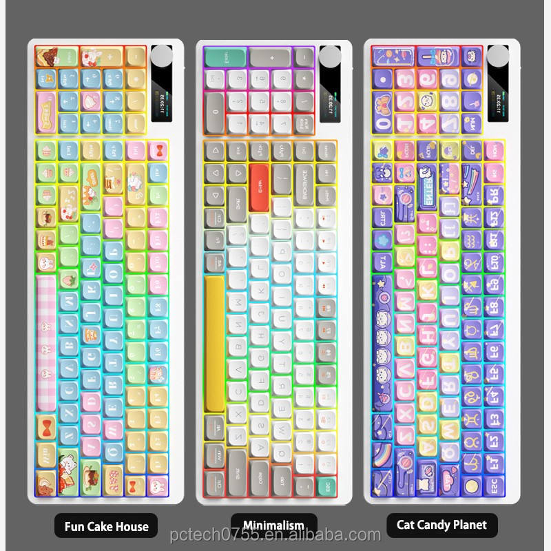 YK100 Gaming Keyboard - Compact, Wireless, RGB Backlit