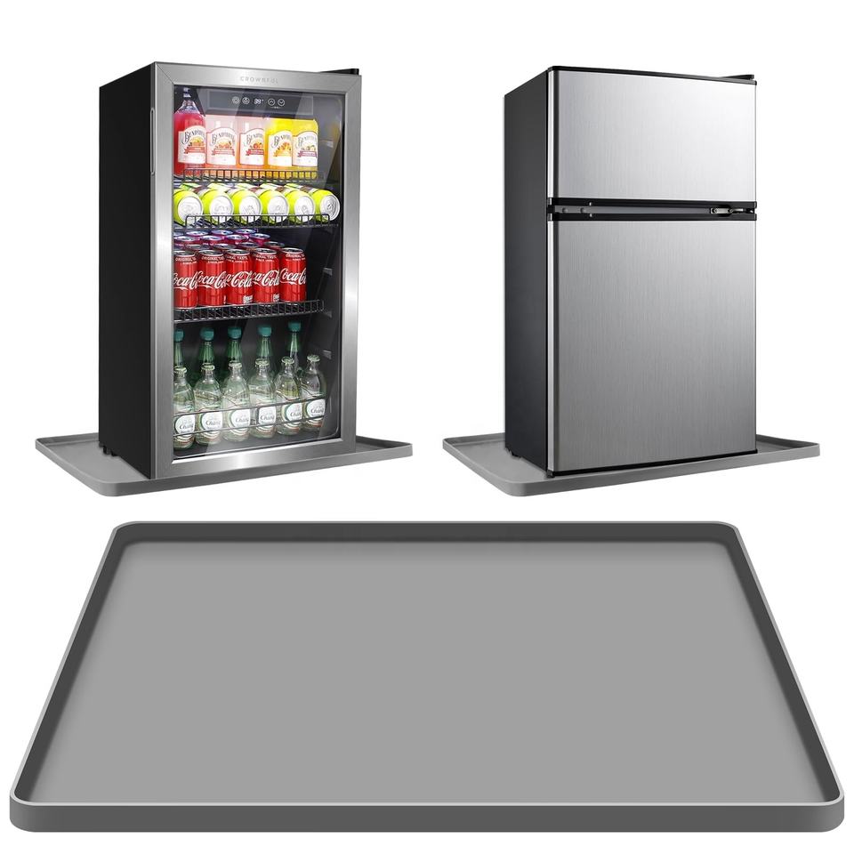 Anti Slip Silicone Mini Fridge Mat Floor Protector Washable Mini Fridge ...
