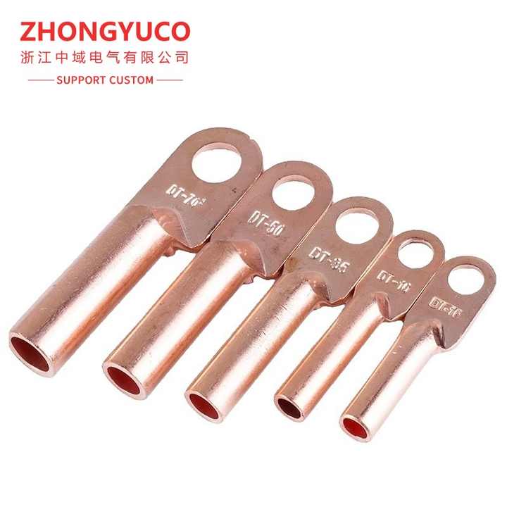 DT-16mm Copper Crimp Terminals for Wiring Cable Lug Electronic ...