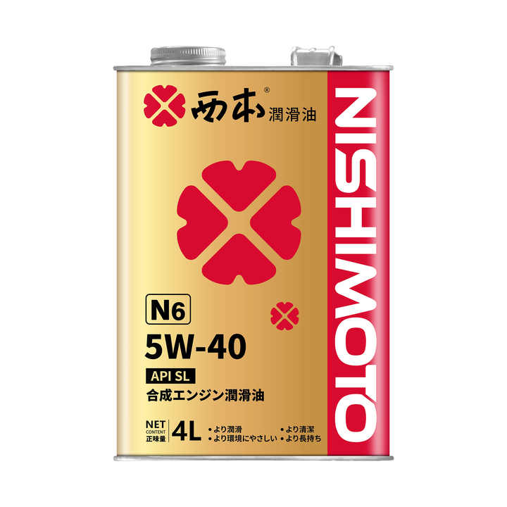 4ltr 5W40 Fully Synthetic Motor Oil - NISHIMOTO Lubricants