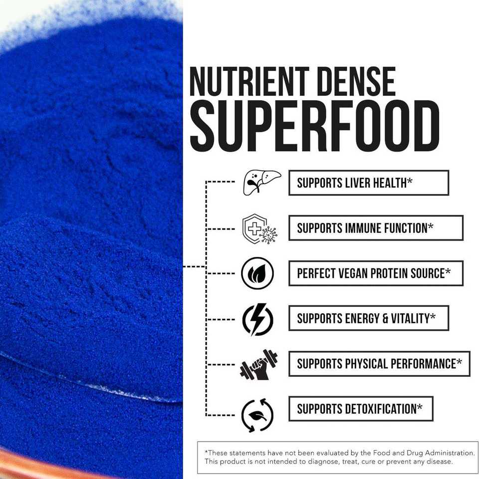 OEM Custom Herbal Extract Phycocyanin Spirulina Food Grade Natural Food ...