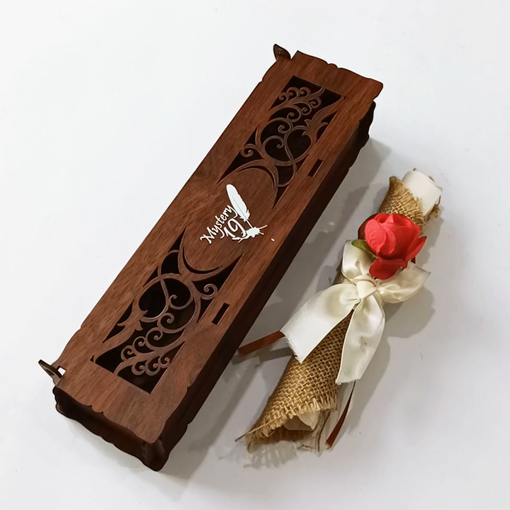 Wooden Scrolls For Invitations