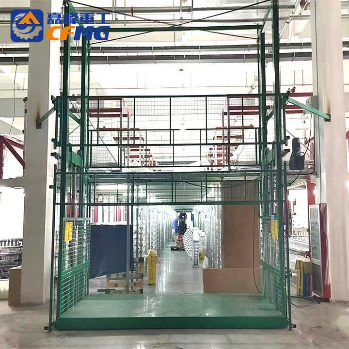 Wall Mounted Cargo Elevator Lift Elevator Electric Goods Lift Indoor ...