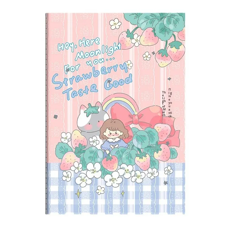 Cute Cartoon A5 Hardcover Notebook, Retro Sewing Bound Journal for ...