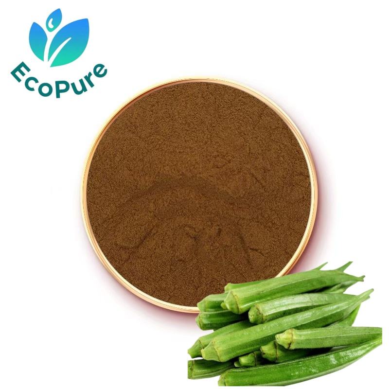 Natural Okra (Abelmoschus Esculentus) Extract 20:1 Food Grade Water ...