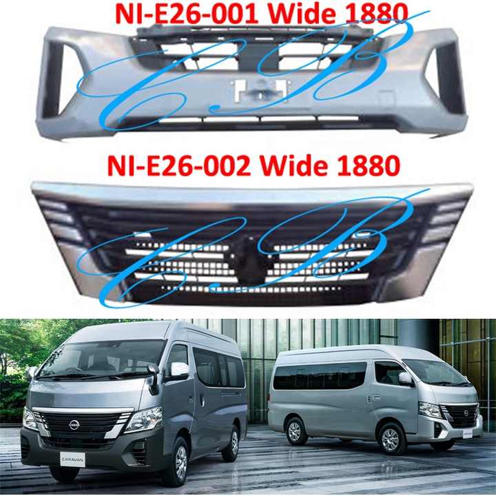 High Quality Car Bumper Auto Parts for Caravan Urvan NV350 E26 2023