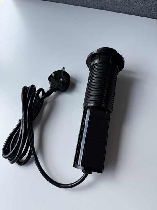 1 Outlet 1 USB Pop-Up Power Module with 3M Cable 60mm Hole Size 13A ...