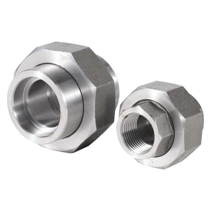Sa/a105n 3000 1 1/2" SW Forged Union Steel Pipe Fitting
