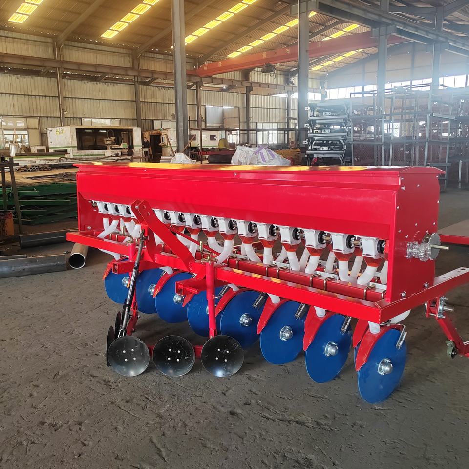 High-Capacity Wheat Seeder with 8-16 Adjustable Rows and Reinforced ...