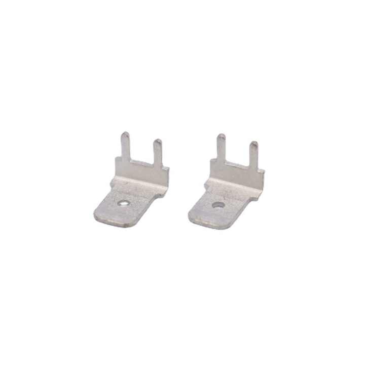 90 Degree Angle Brass PCB Tab Solder Terminal Lug - HD