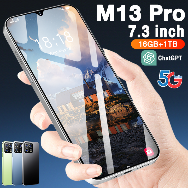 OEM ODM M13 Pro 5G 16GB+1024GB 24MP+48MP Celular Mobile Phone Healthy ...