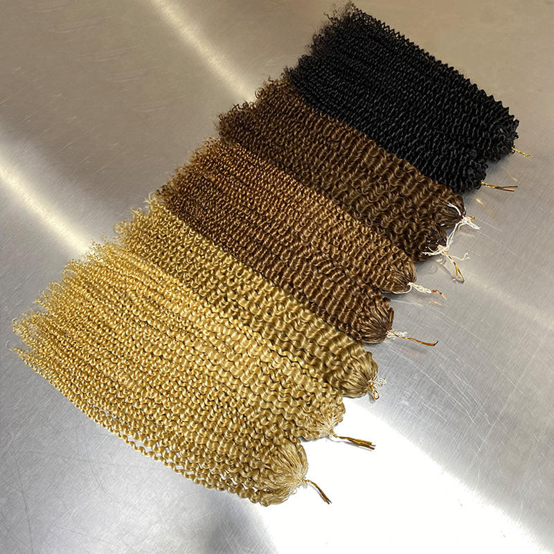 Feather Crochet Human Hair Miracle Knots Knotleess Boho Style Braiding ...