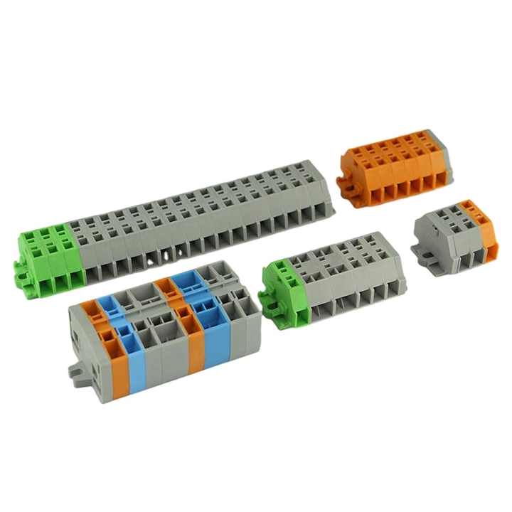 Small Space Using Miniature Terminal Block Push in Wire Block Terminal ...
