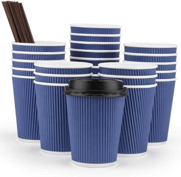 12pz 16oz Disposable Hemp Paper Cups - Eco-Friendly & Customizable