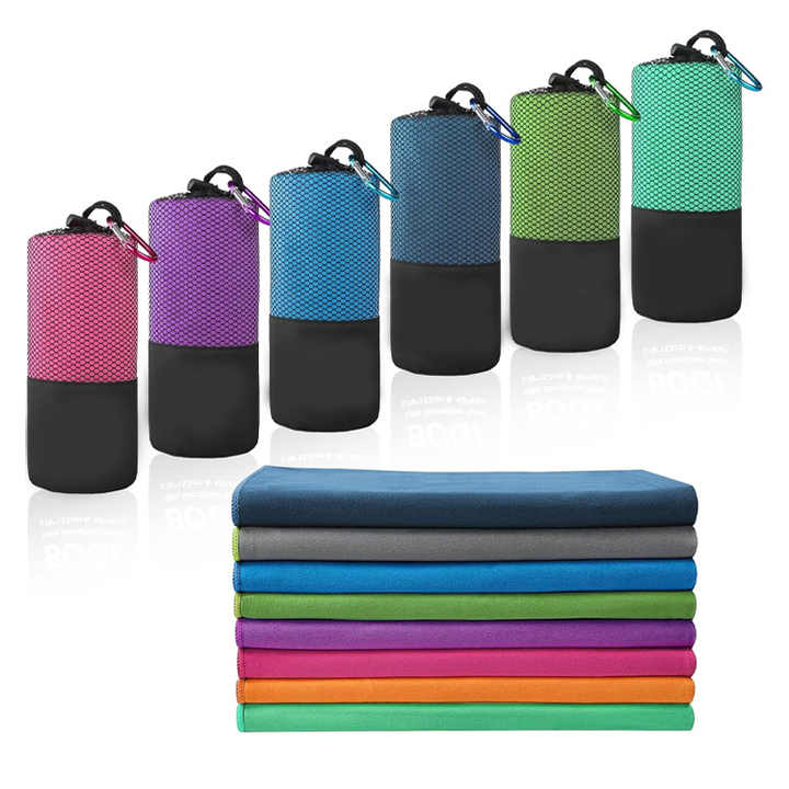 Custom Quick Dry Towel Microfiber Soft Lightweight Absorbent Outdoor ...