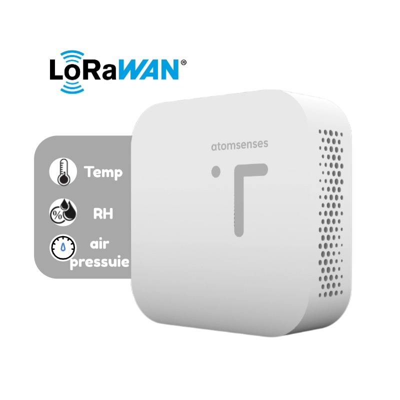 LoRawan air pressuie Sensor 3-in-1 IOT IAQ Sensor Atomsenses Indoor Air Quality Temperature ...