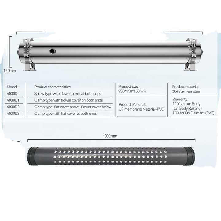 4000L Built-in Portable Manual Water Purifier 304 Stainless Steel ...