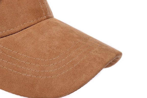 Customizable Plain Suede Baseball Caps for Outdoor Sports