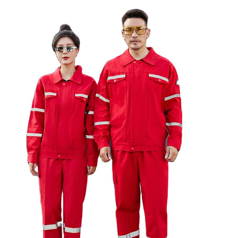 Custom Hi Vis Reflective Cotton Mechanic Work Uniform & Labor Apparel ODM