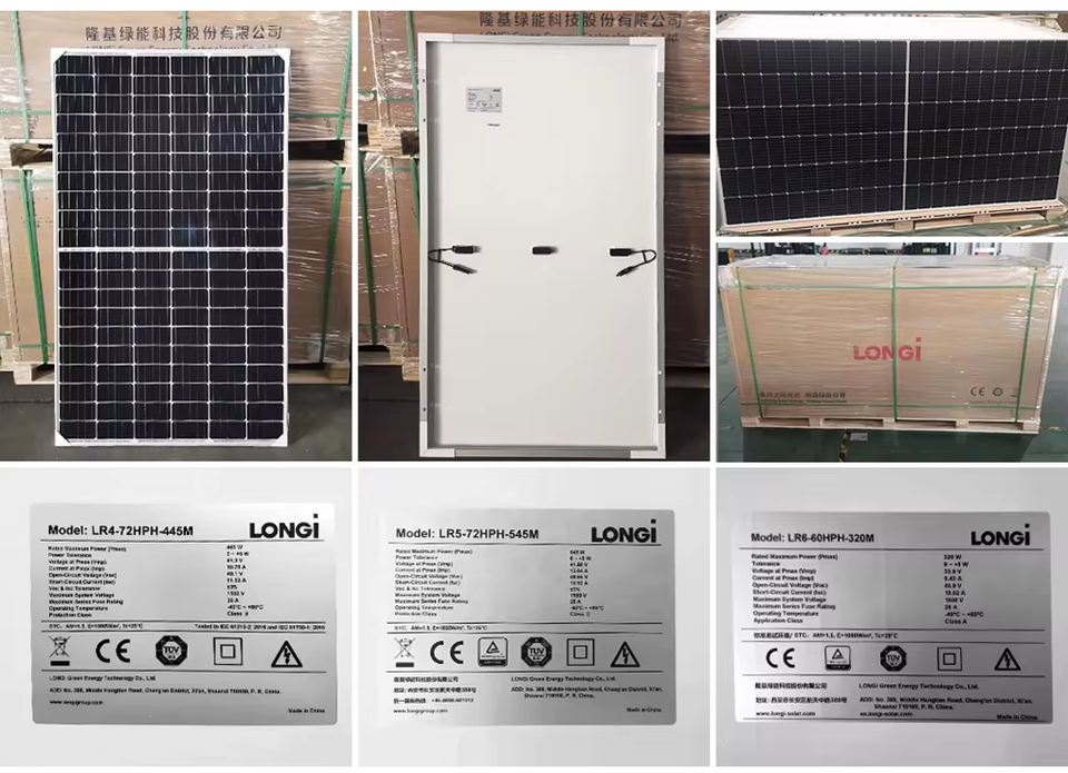 Hot Seller Worldwide Longi Hi-MO X6 LR5-54HTD 415-440M BC Cells N-type ...