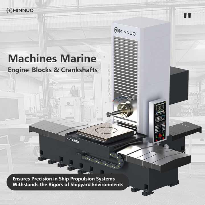 High-Precision Horizontal Bore for Marine Engine Block Machining in ...