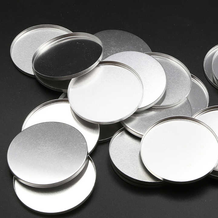Custom Eyeshadow Godet Tin Pan Square Eye Shadow Magnets Pans Empty 60mm