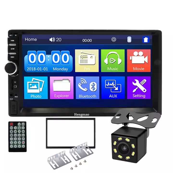 7018B 7 Inch 2 Din Car MP5 Player Android Universal Machine Multimedia ...