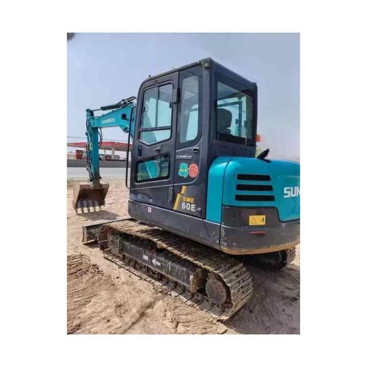 5 Ton 6Ton Smaller Digger of SunWard SWE60E Mini Crawler Excavators ...