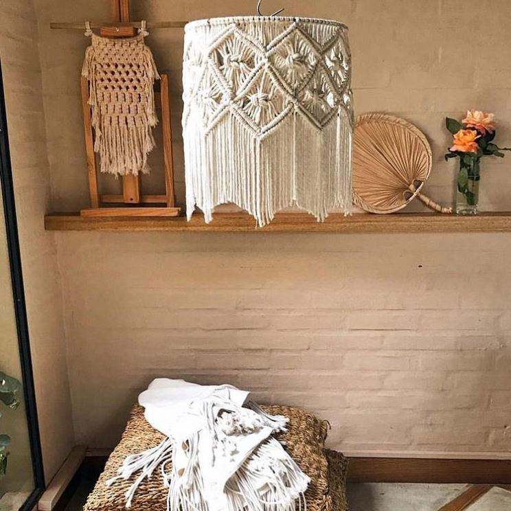 Bohemian Plants - Stylish Home Decor with Woven Lampshades