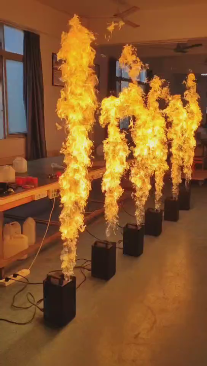 SITERUI New Model 180w Fire Jet Machine,DMX512 Single Head Spray Flame ...
